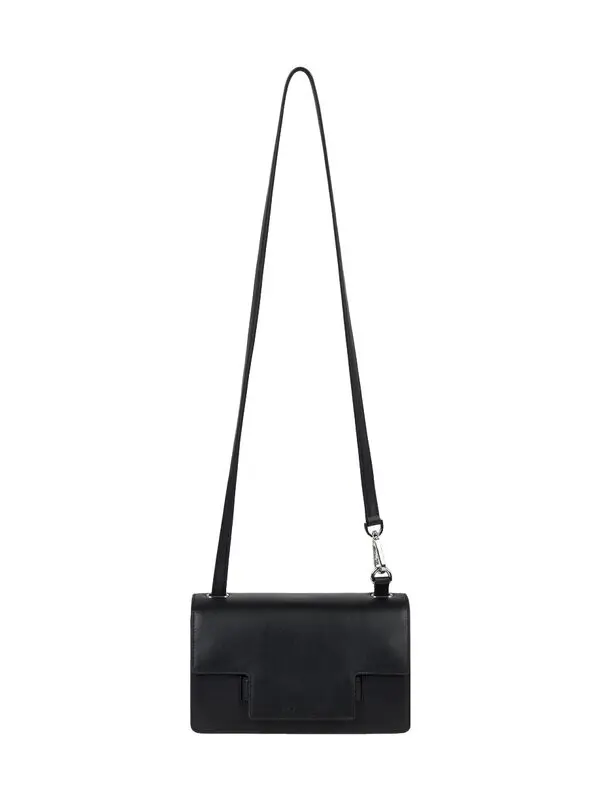 WE-AR4 The Accordion Leather Shoulder Bag - Black