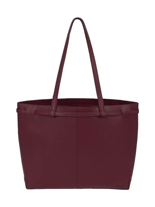 WE-AR4 The Pixie Leather Tote - Cabernet
