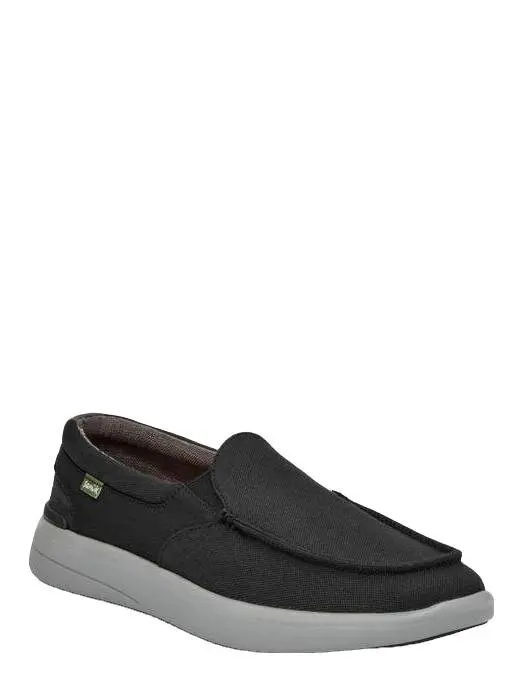 Sanuk Happy Hour Lite Resort Slip-on Sneaker - Black