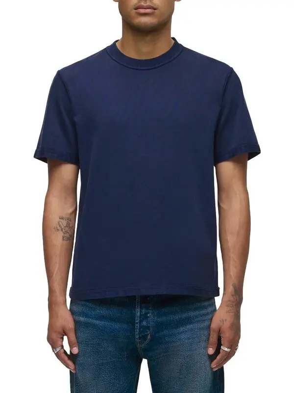 Hudson Jeans Heavyweight Cotton T-shirt - Deep Navy