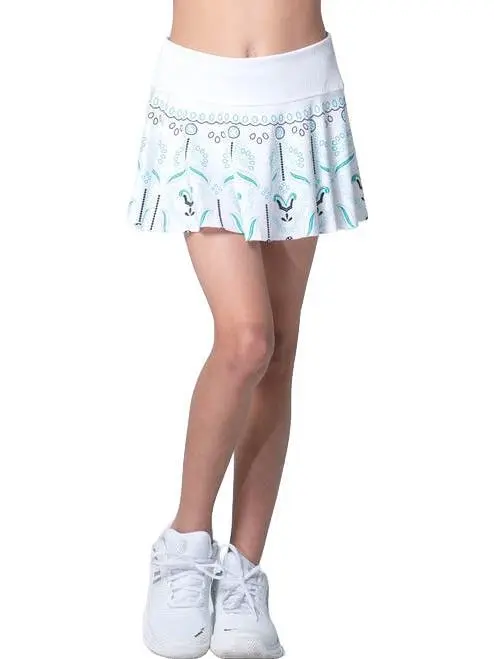 Lucky In Love Flounce Skirt - White