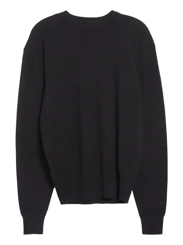 TOTEME Classic Cashmere Crewneck Sweater - Black