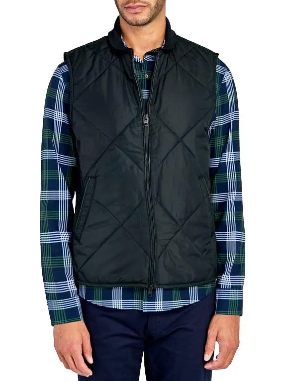 W.R.K Solid Quilted Vest - Black