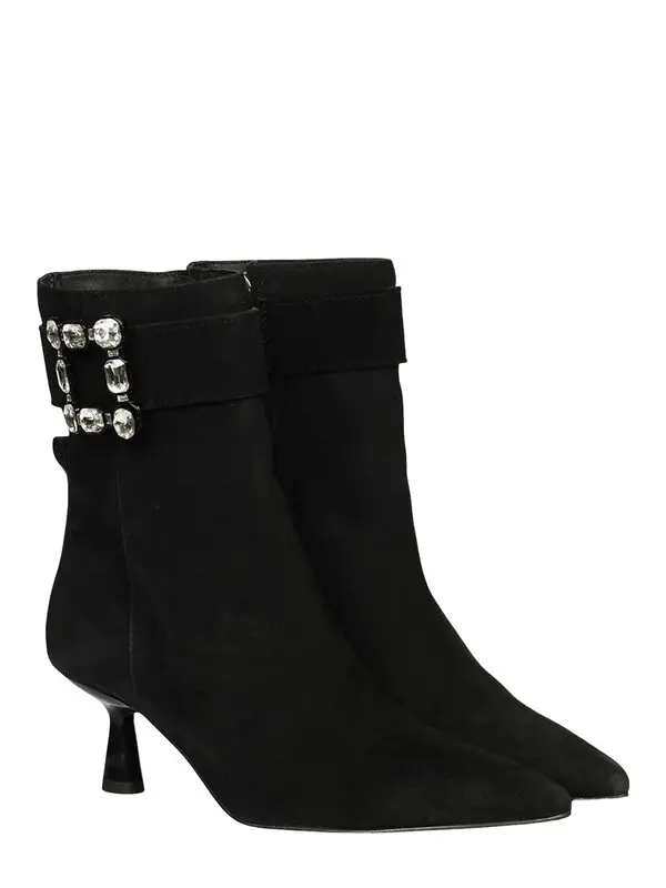 SAINT G Eishi Pointed Toe Bootie - Black