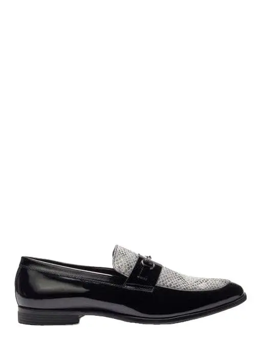 CARLOS SANTANA Maestro Bit Loafer - Black Snake Print