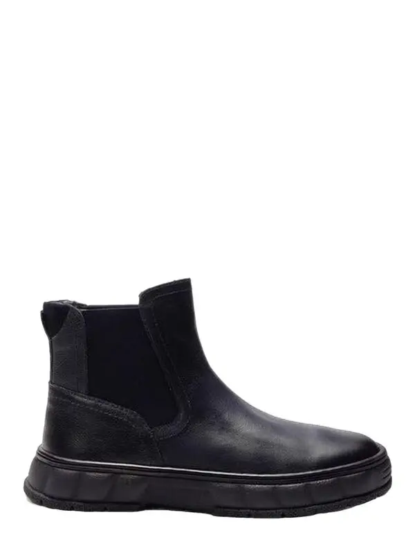 A. VEER Axis Chelsea Boot - Navy Leather