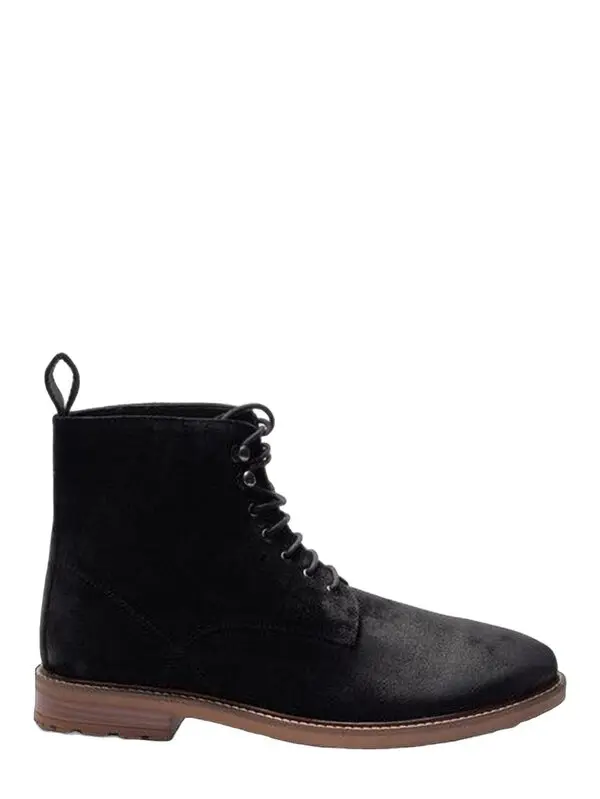 A. VEER Summit Lace-up Boots - Black Leather