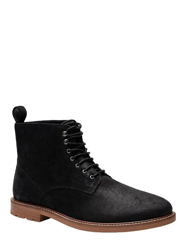 A. VEER Summit Lace-up Boots - Black Leather