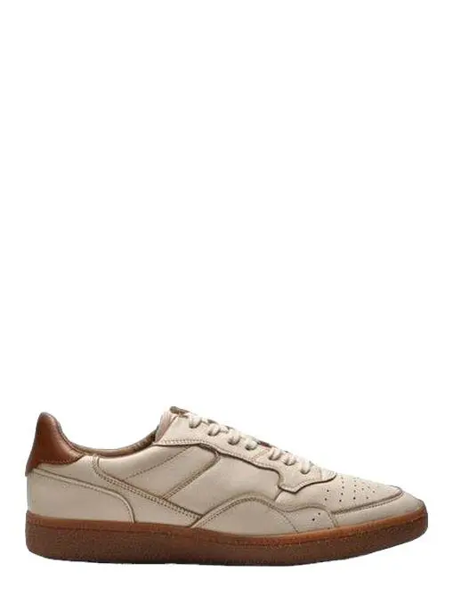 A. VEER Hugo Leather Sneakers - Cream Leather