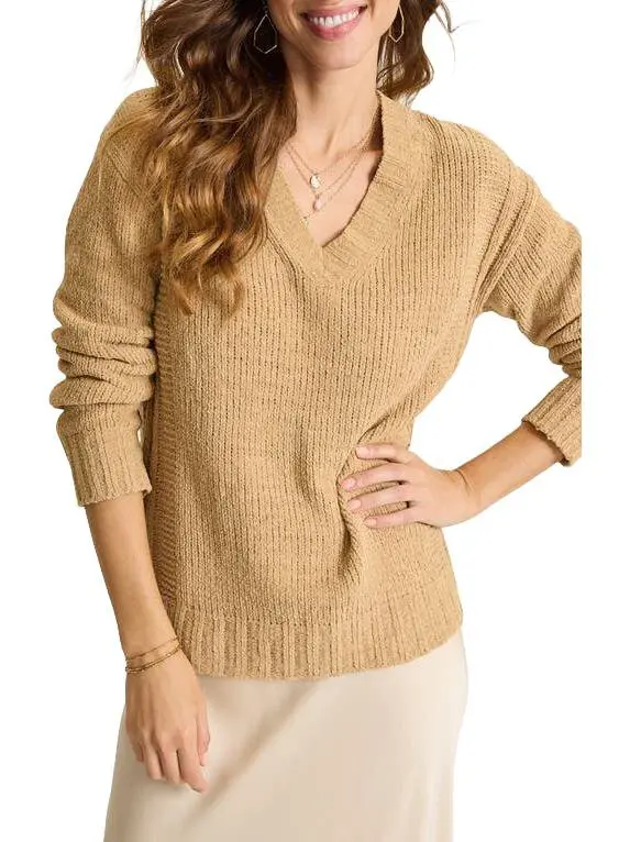 Tommy Bahama Malibu Chenille Sweater - Golden Honey