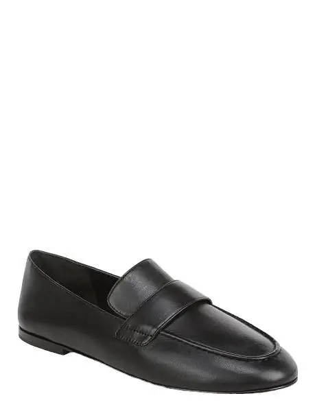 Vince Tommi Leather Loafer - Black