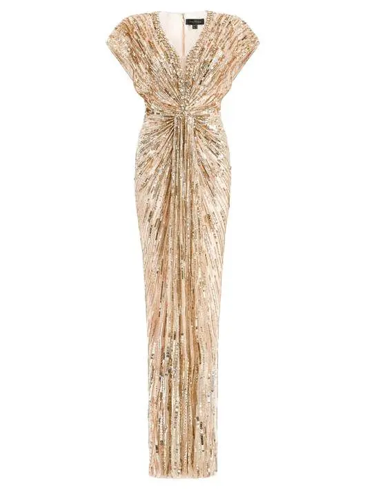 Jenny Packham Lacie Maxi Dress - Morganite