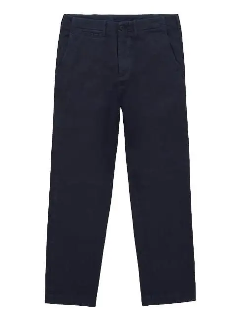 FORTELA Wallace Twill Cotton Trousers - Blue