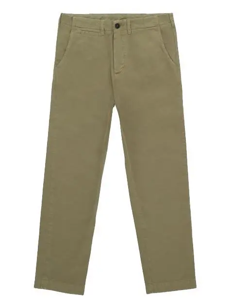 FORTELA Wallace Twill Cotton Trousers - Sage