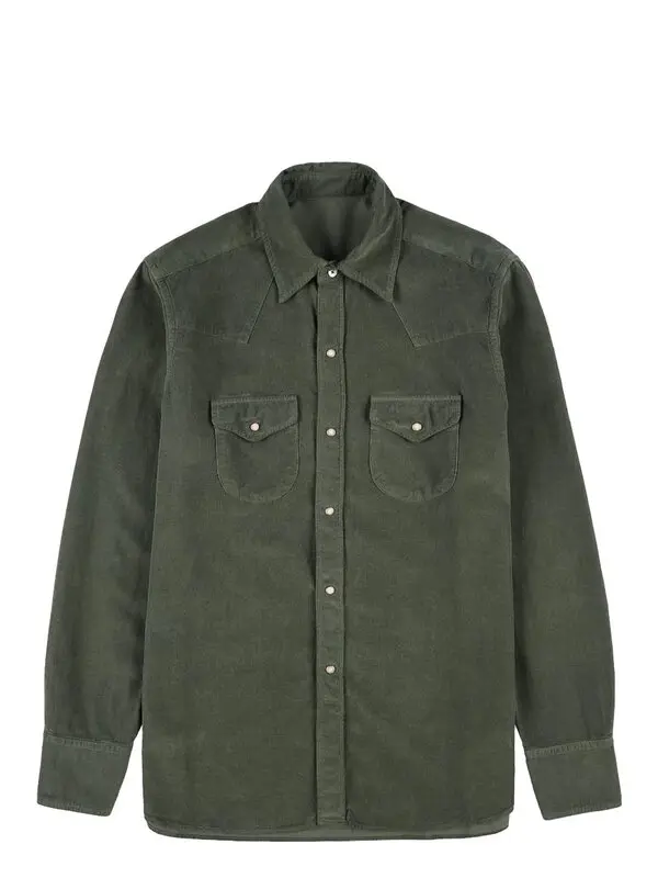 FORTELA Ntex Texan Corduroy Shirt - Green