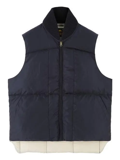 FORTELA Quilted Down Vest - Blue