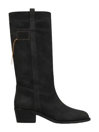 FORTELA Camperos Western Boots - Black