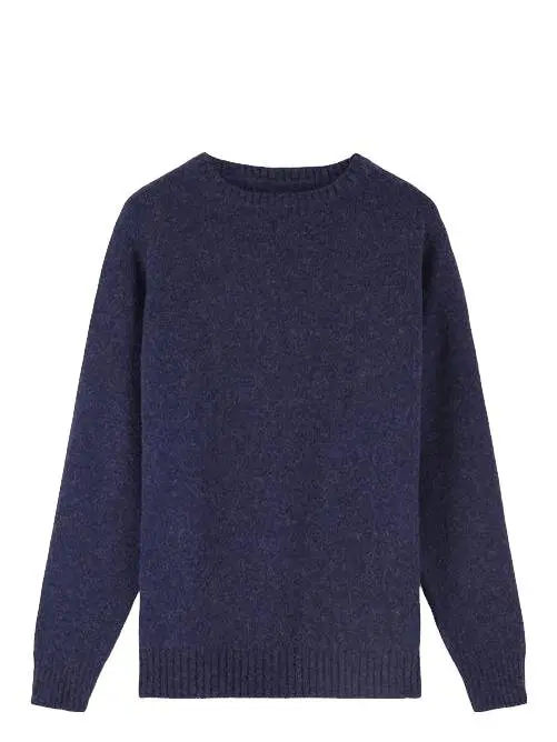 FORTELA Marco Alpaca Crewneck Sweater - Blue
