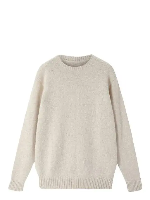 FORTELA Marco Alpaca Crewneck Sweater - Camel