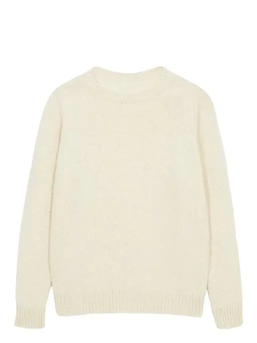 FORTELA Marco Alpaca Crewneck Sweater - Off White