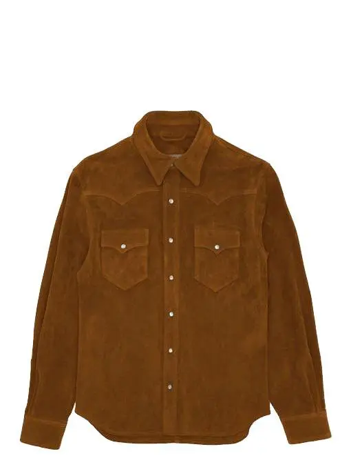 FORTELA Western Suede Shirt - Mou