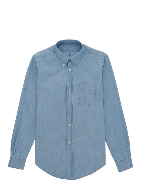 FORTELA King Chambray Shirt - Light Blue