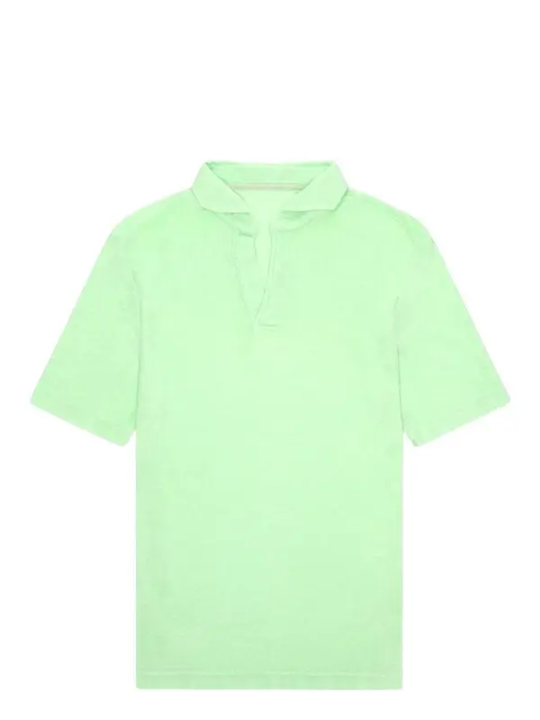 FORTELA Sullivan Terry Cloth Jersey Polo - Green