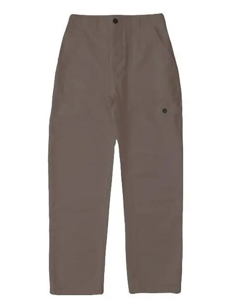 FORTELA Jerryt Gabardine Fatigue Trousers - Brown