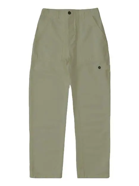 FORTELA Jerryt Gabardine Fatigue Trousers - Green
