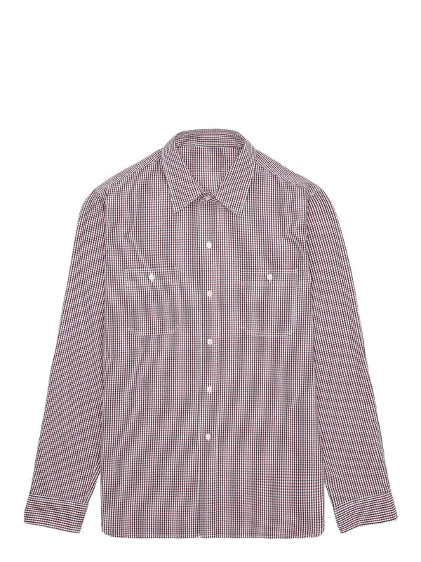 FORTELA Work Cotton Check Shirt - Red