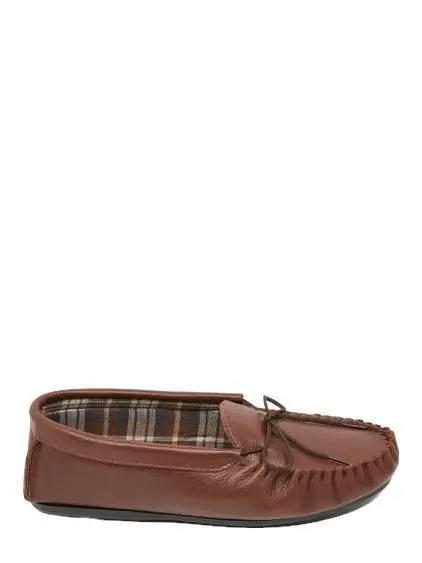 CELTIC & CO. British Golf Moccasins - Rust