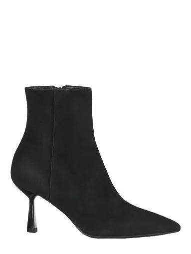 Agl Velour Ankle Boots - Black
