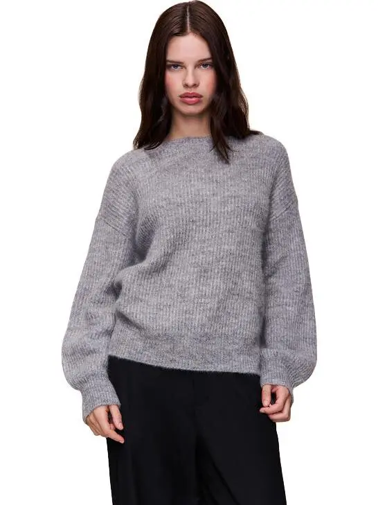 GUIZIO Bobbie Wool Jumper - Heather Grey