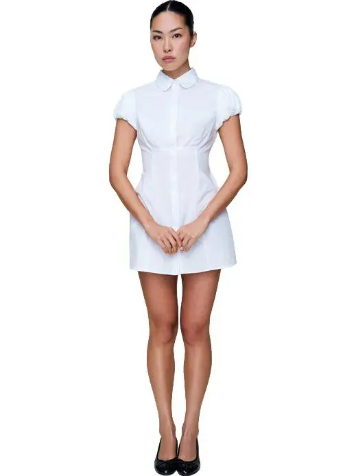 GUIZIO Liana Mini Dress - White