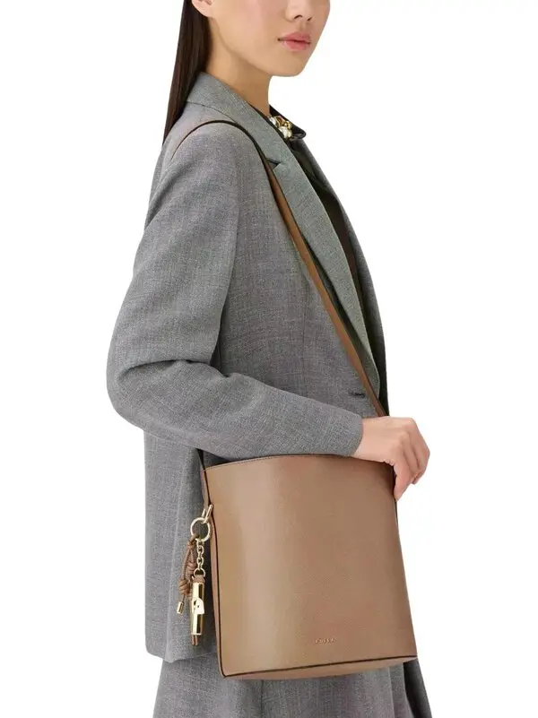 Furla Roxie Cylindrical-charm Bucket Bag - Brown