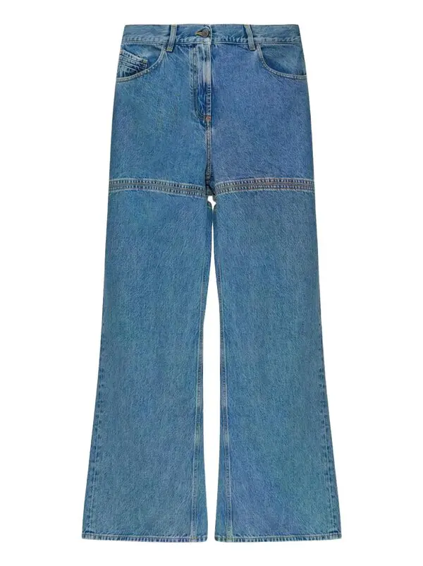 Attico Cutout Jeans - Blue