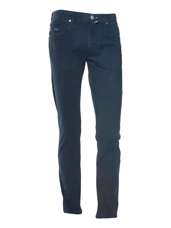 TRAMAROSSA Embroidered Logo Trousers - Blue