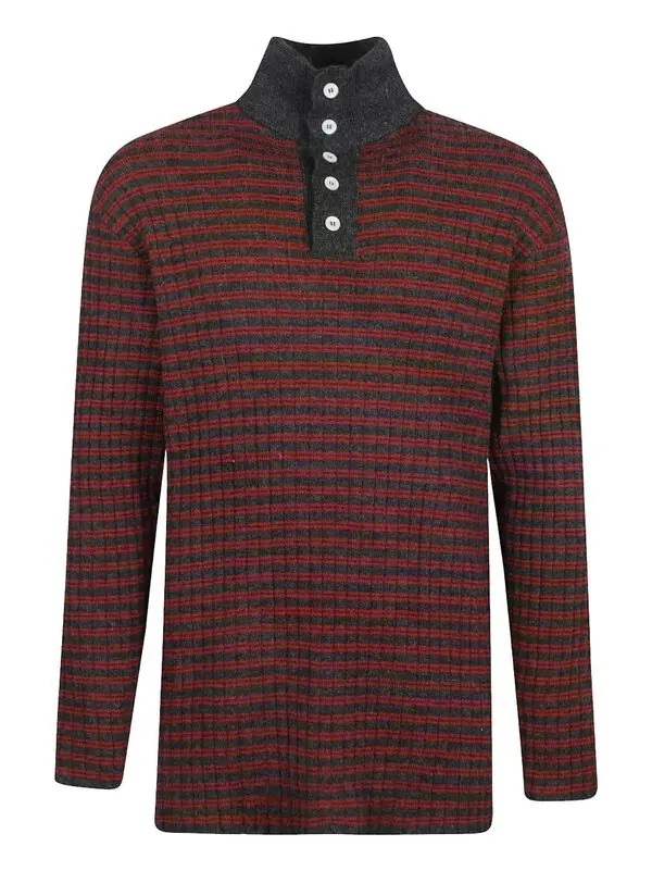 NAMACHEKO Striped Knitwear - Red