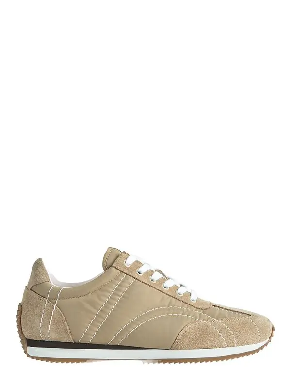 TOTÊME Retro Runner Sneakers - Beige Khaki