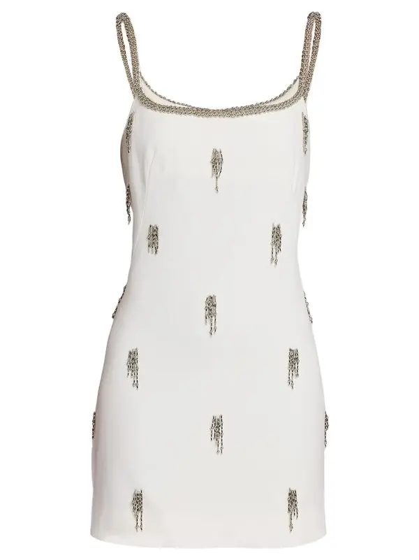 Simkhai Amy Embellished Mini Dress - Ivory