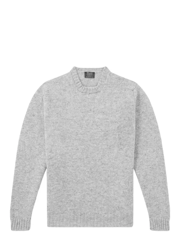 William Lockie Virgin Wool Sweater - Gray