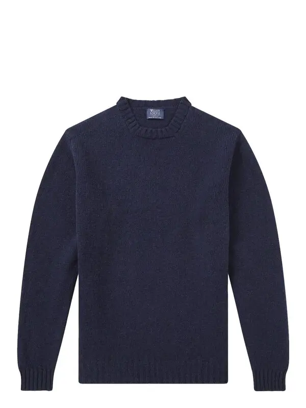 William Lockie Virgin Wool Sweater - Blue