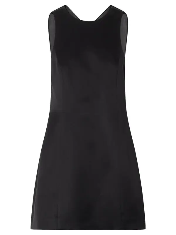Veronica De Piante Soren Open-back Mini Dress - Black