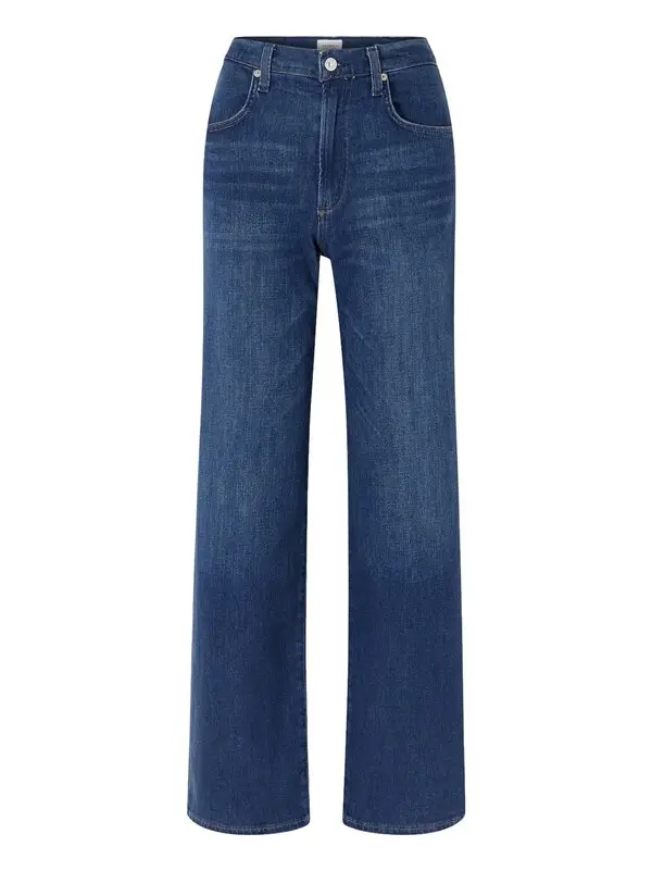 Citizens Of Humanity Annina Mid-rise Straight-leg Jeans - Dark Denim