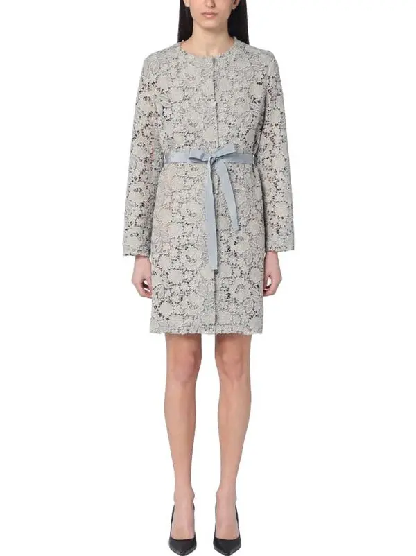 P.a.r.o.s.h Lace Long Jacket - Grey