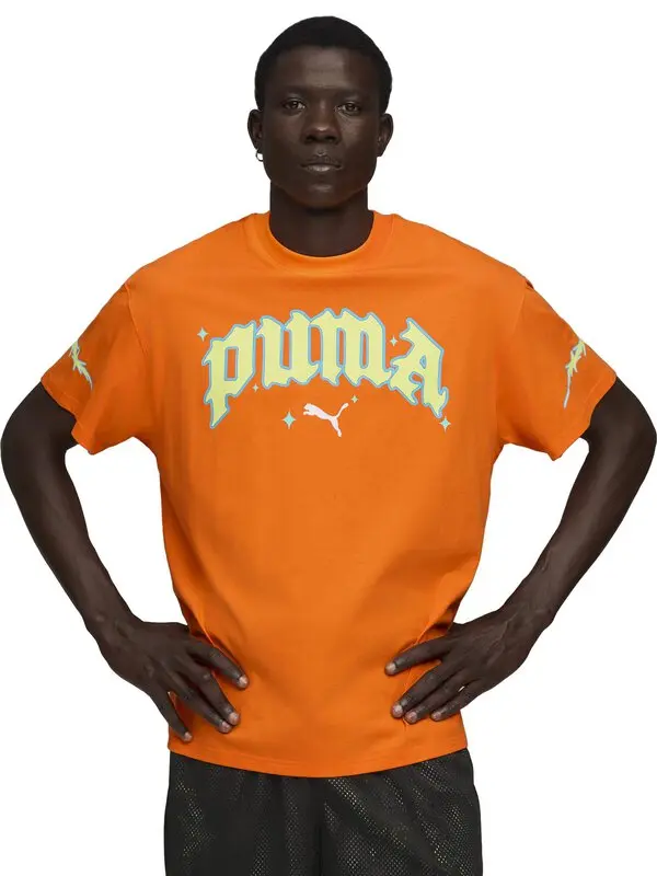 PUMA X Rick And Morty Basketball T-shirt - Orange