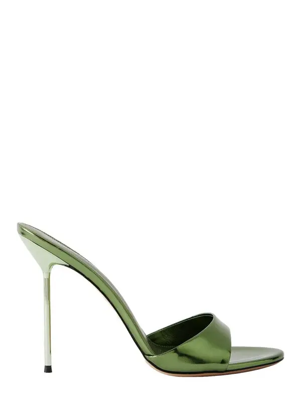 Paris Texas Lida Patent-leather Mules - Green