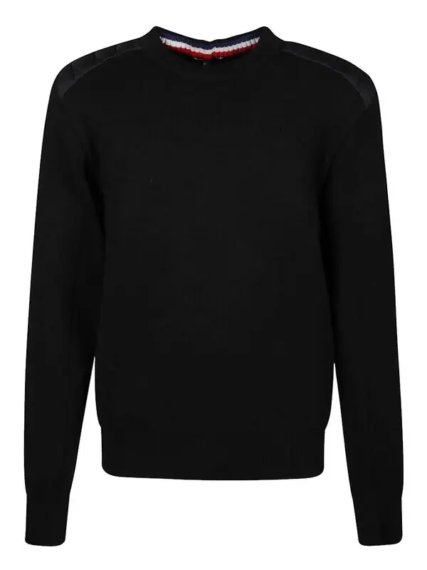 Moncler Tricot Padded Sweater - Black