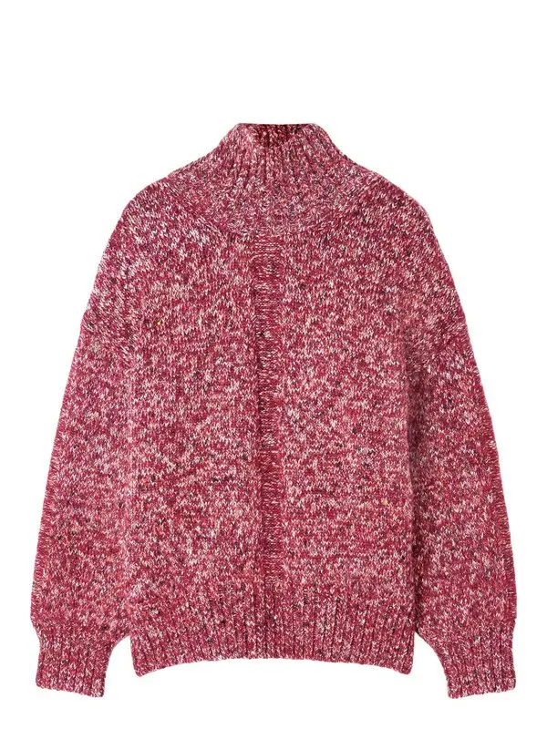 Proenza Schouler White Label Sol Knitted Turtleneck Sweater - Red