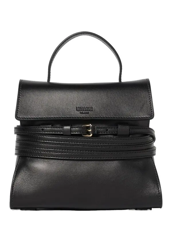 Moschino Mini Top Handle Bag - Black